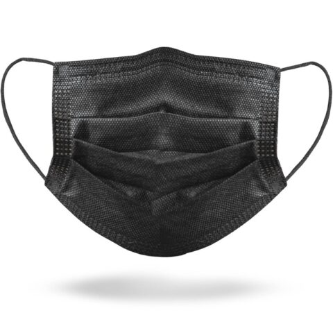 Black Disposable Face Mask – Monarch Resources