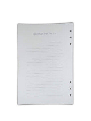 Regal Extra Single Register Book Page – Monarch Resources